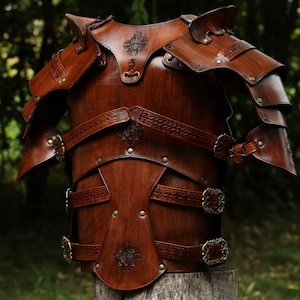 Rogue Leather Armor Chest Piece - LARP Costume. - Etsy