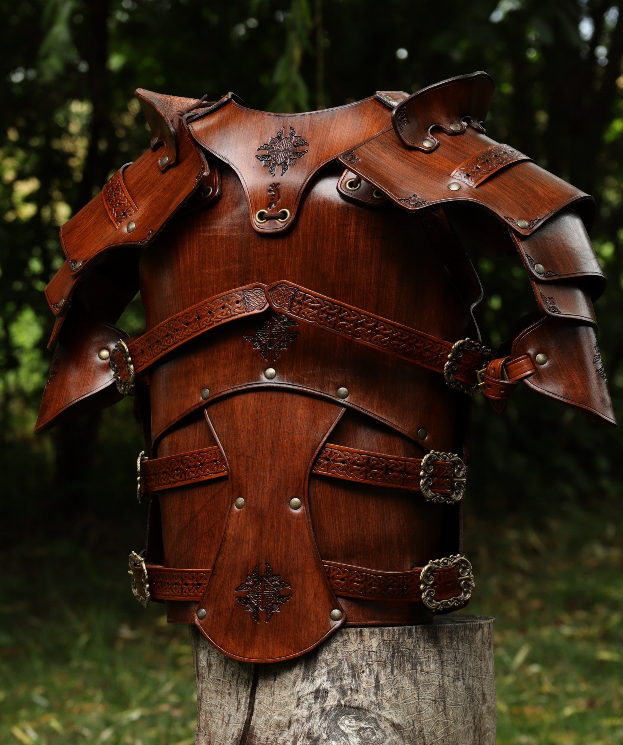 Rogue Leather Armor Chest Piece - LARP Costume. - Etsy