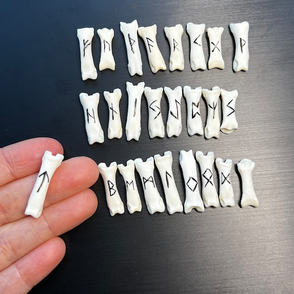 Bone Runes - Etsy