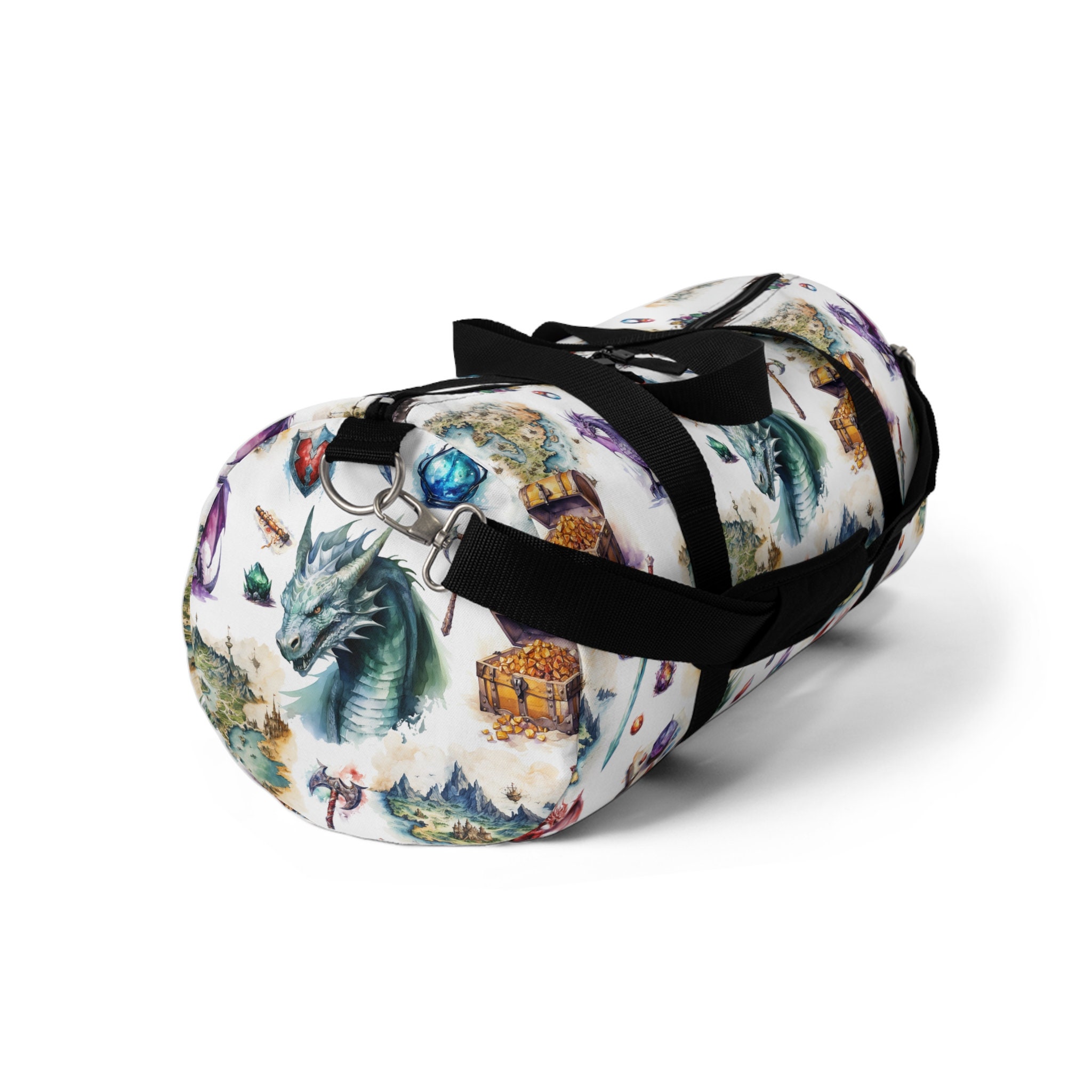 Dungeons and Dragons Duffel Bag, Zippered Dnd Gamer Tote, D&D, RPG ...