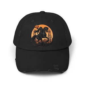 Headless Horseman Unisex Distressed Cap | Legend of Sleepy Hollow - Etsy