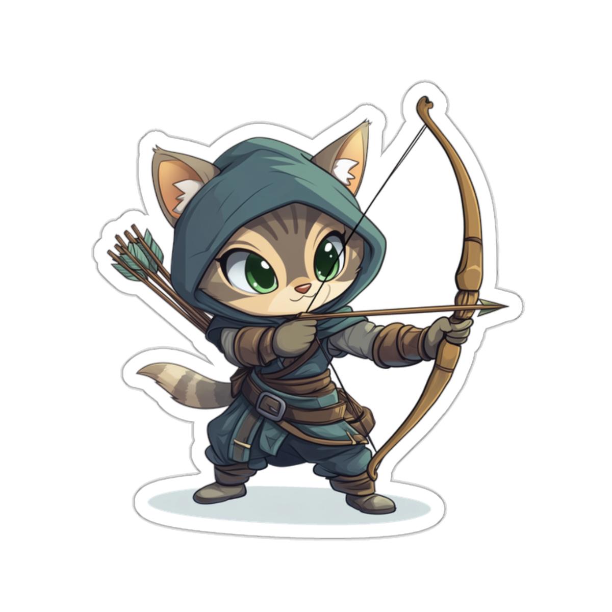 Ranger Cat D&D Class Sticker Dungeons and Dragons - Etsy