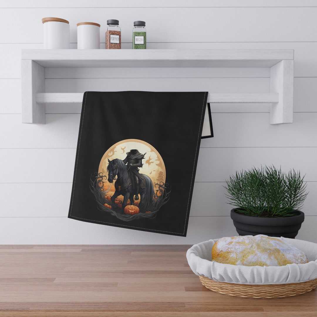 Headless Horseman Kitchen Towel - Etsy
