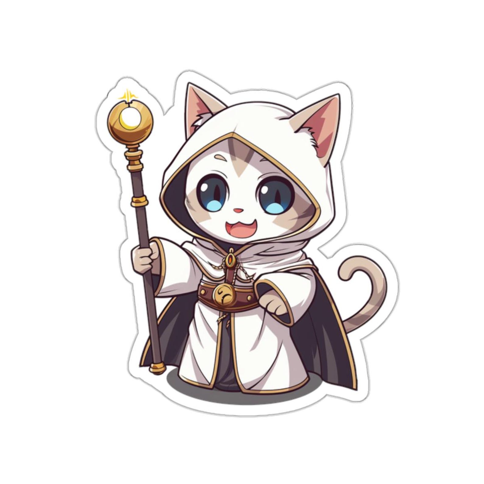 Cleric Cat D&D Class Sticker Dungeons and Dragons - Etsy