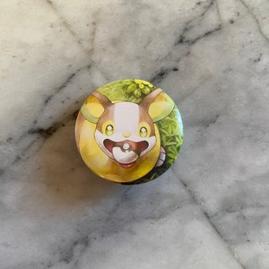Yamper Button Badge Handmade Pokemon Card Pin Made With Genuine Cards ...