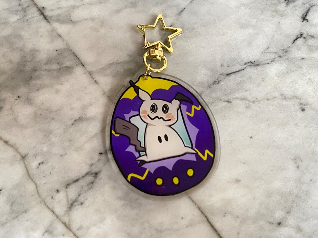 Mimikyu Tamagotchi Pokemon Acrylic Keychain Charm Keyring - Etsy