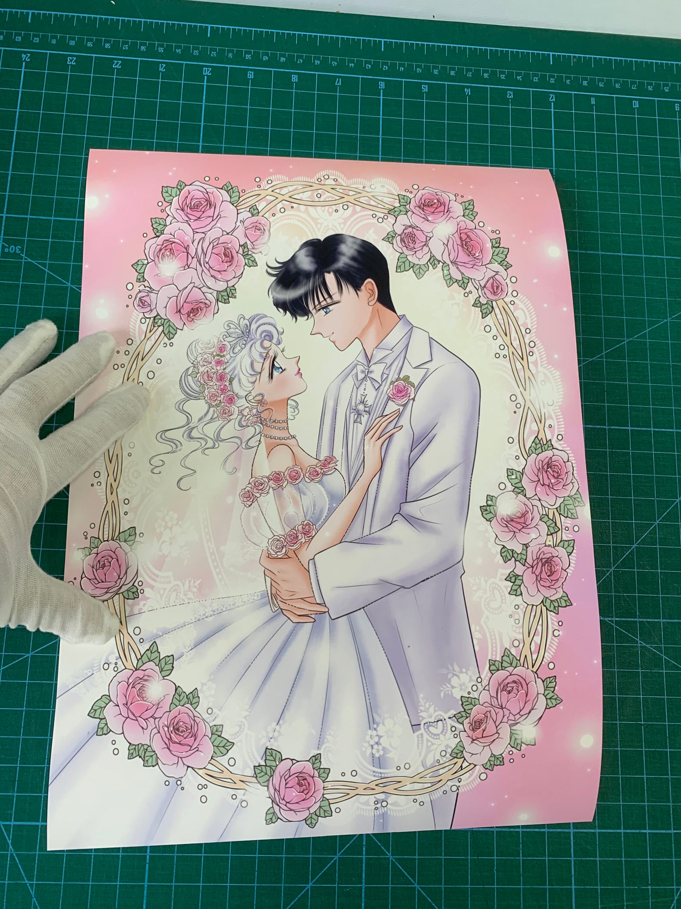 Sailor Moon Prints. Wedding Illustration. High Resolution Fan - Etsy