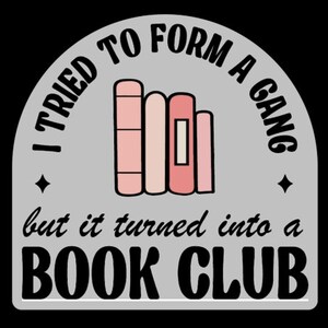 Book Club Gang Clear Vinyl Sticker | Laptop Stickers for Bookworms - Etsy