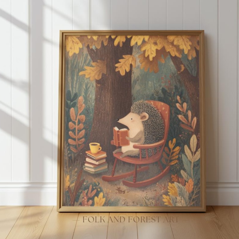 Folk Art Fall Wall Art - Etsy