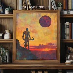 Darrow “the Reaper” Overlooking Mars | Red Rising-inspired Digital Art ...