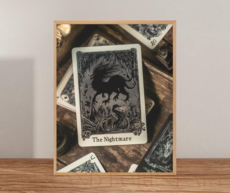 The Nightmare Card | Fine Art Digital Download | Inspired by One Dark ...