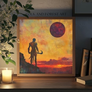 Darrow “the Reaper” Overlooking Mars | Red Rising-inspired Digital Art ...