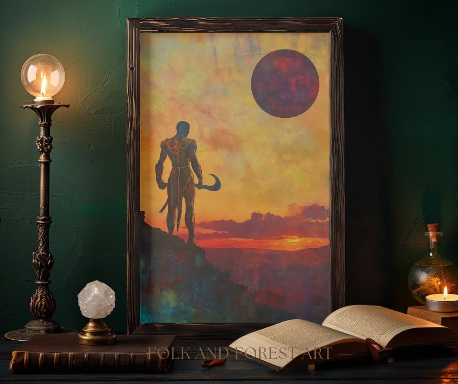 Darrow “the Reaper” Overlooking Mars | Red Rising-inspired Digital Art ...