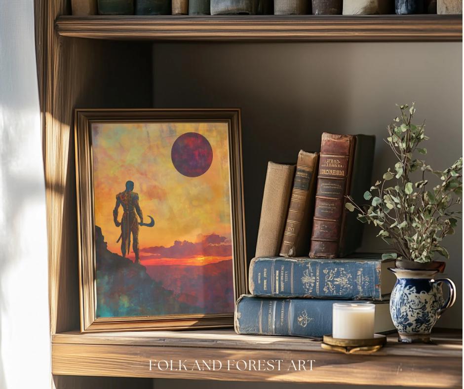Darrow “the Reaper” Overlooking Mars | Red Rising-inspired Digital Art ...