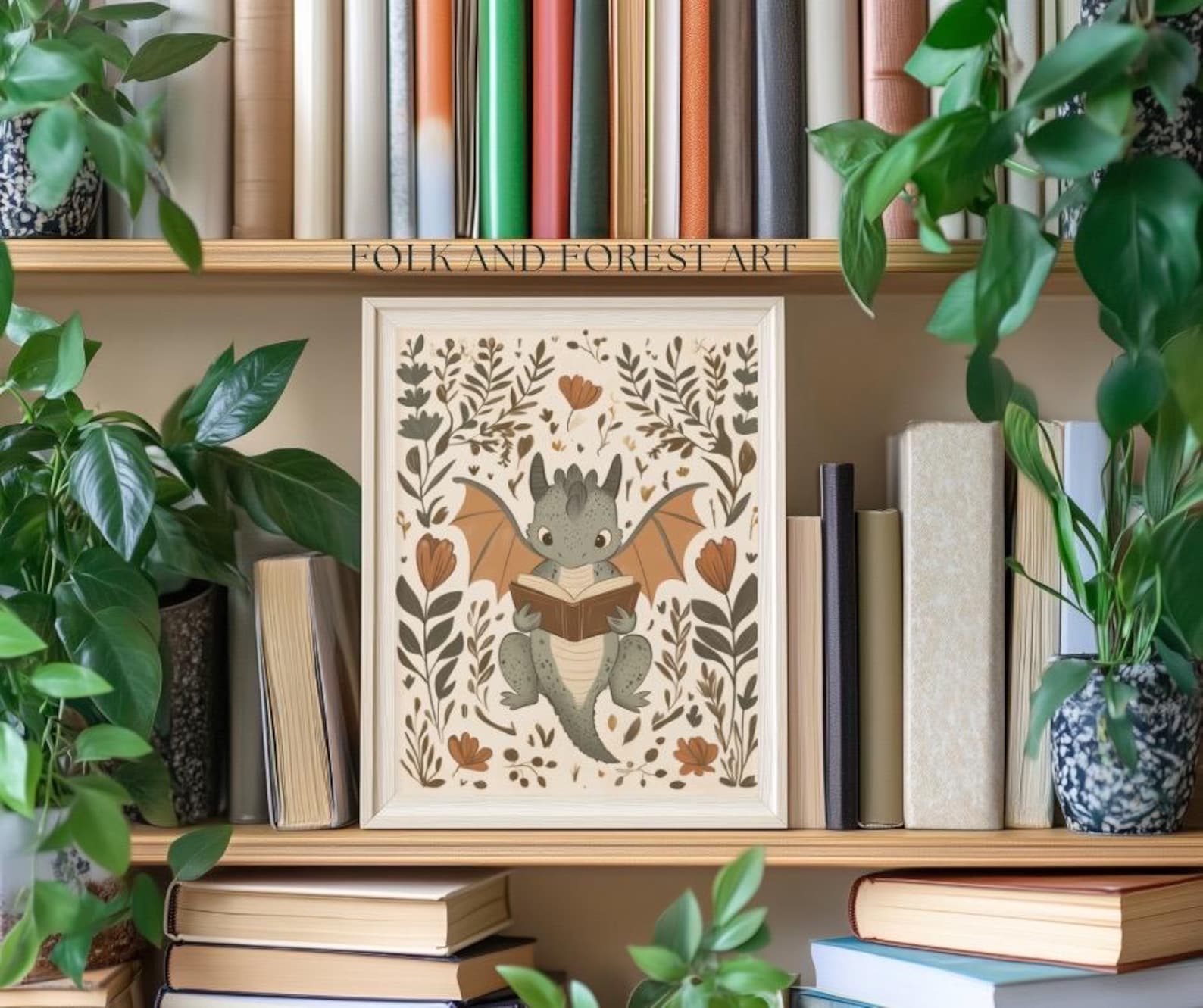 Fairytale Reading Art Print Bundle – Princess, Fairy, Mermaid & Dragon ...