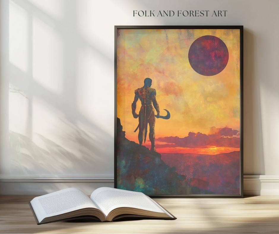 Darrow “the Reaper” Overlooking Mars | Red Rising-inspired Digital Art ...