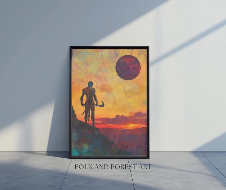 Darrow “the Reaper” Overlooking Mars | Red Rising-inspired Digital Art ...