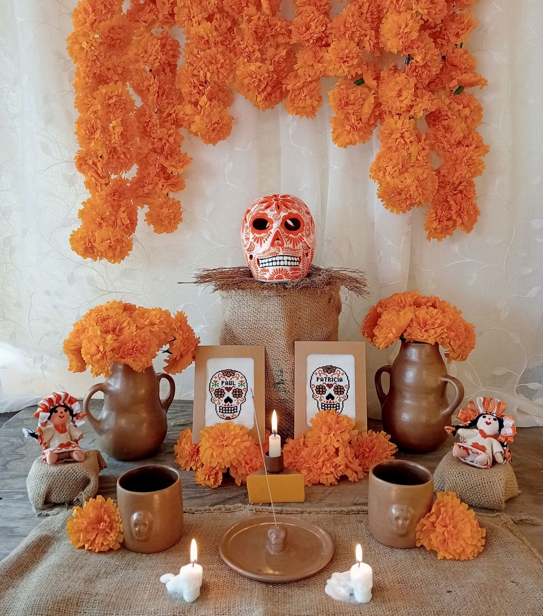 OFRENDA Set Big / Traditional Mexican Kit With Pieces to Set - Etsy