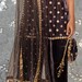 Purple Velvet Embroidered Salwar Kameez With Dupatta & Pouch - Elegant ...