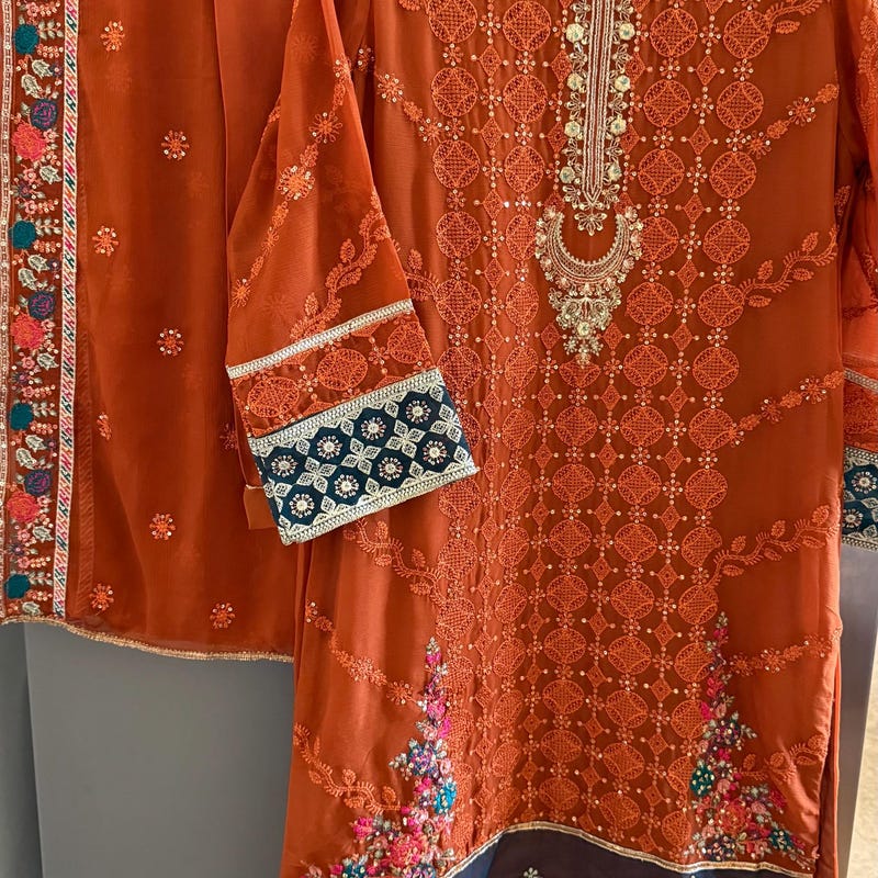 Rust 3 Piece Suit Women - Etsy