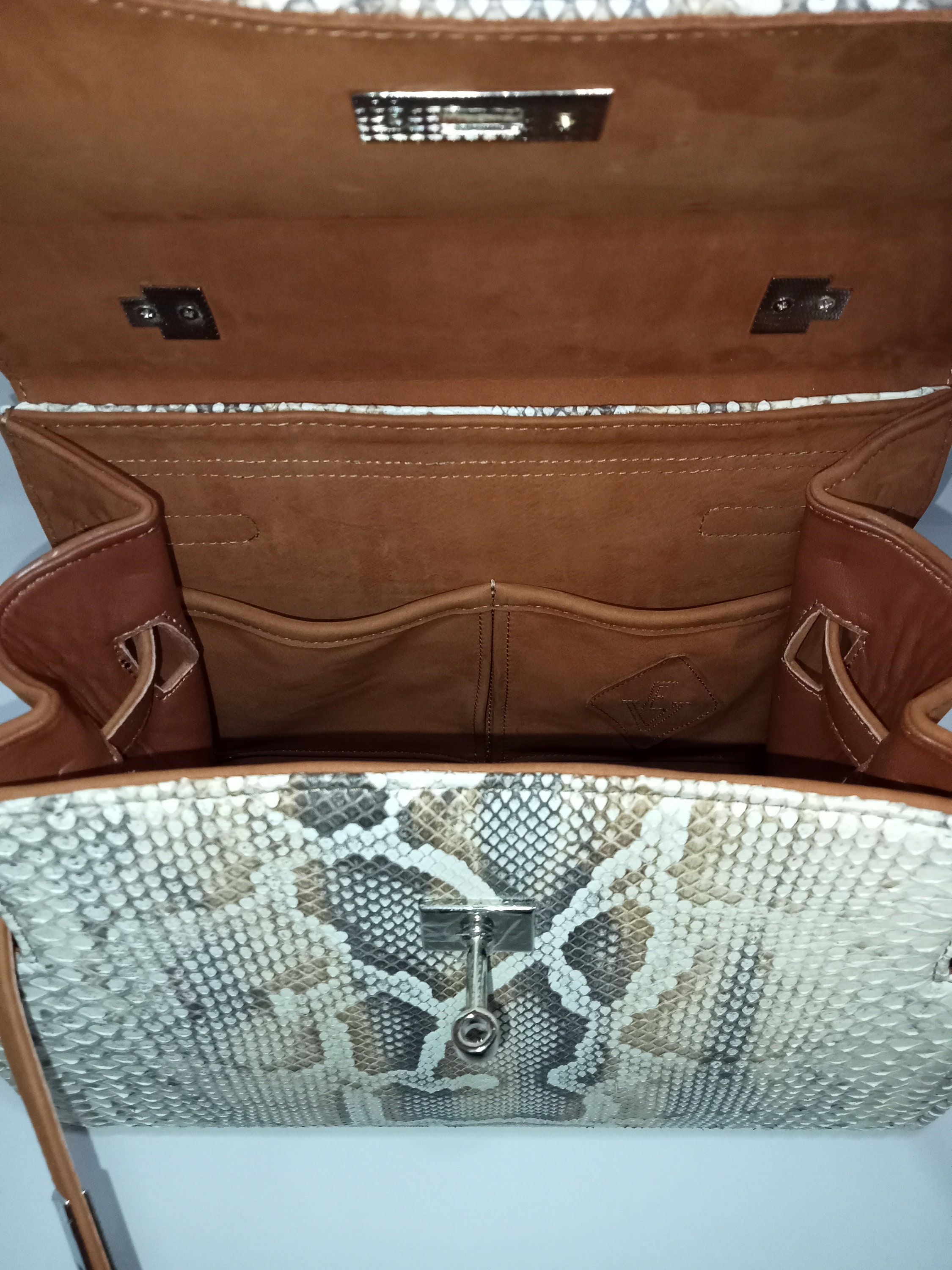 Women Exotic Bag Python Skin Bag Python Leather Shoulder - Etsy