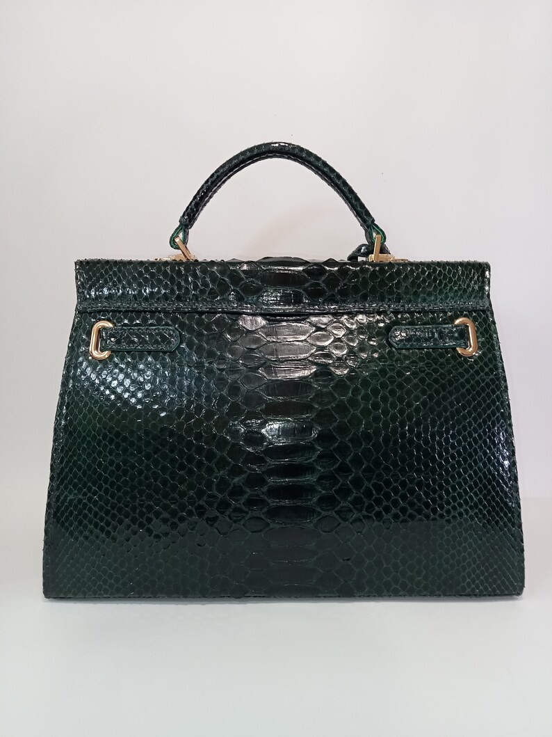 Women Exotic Bag, Python Skin Bag, Python Leather Shoulder Bag, Leather ...