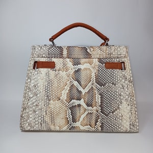 Women Exotic Bag Python Skin Bag Python Leather Shoulder - Etsy