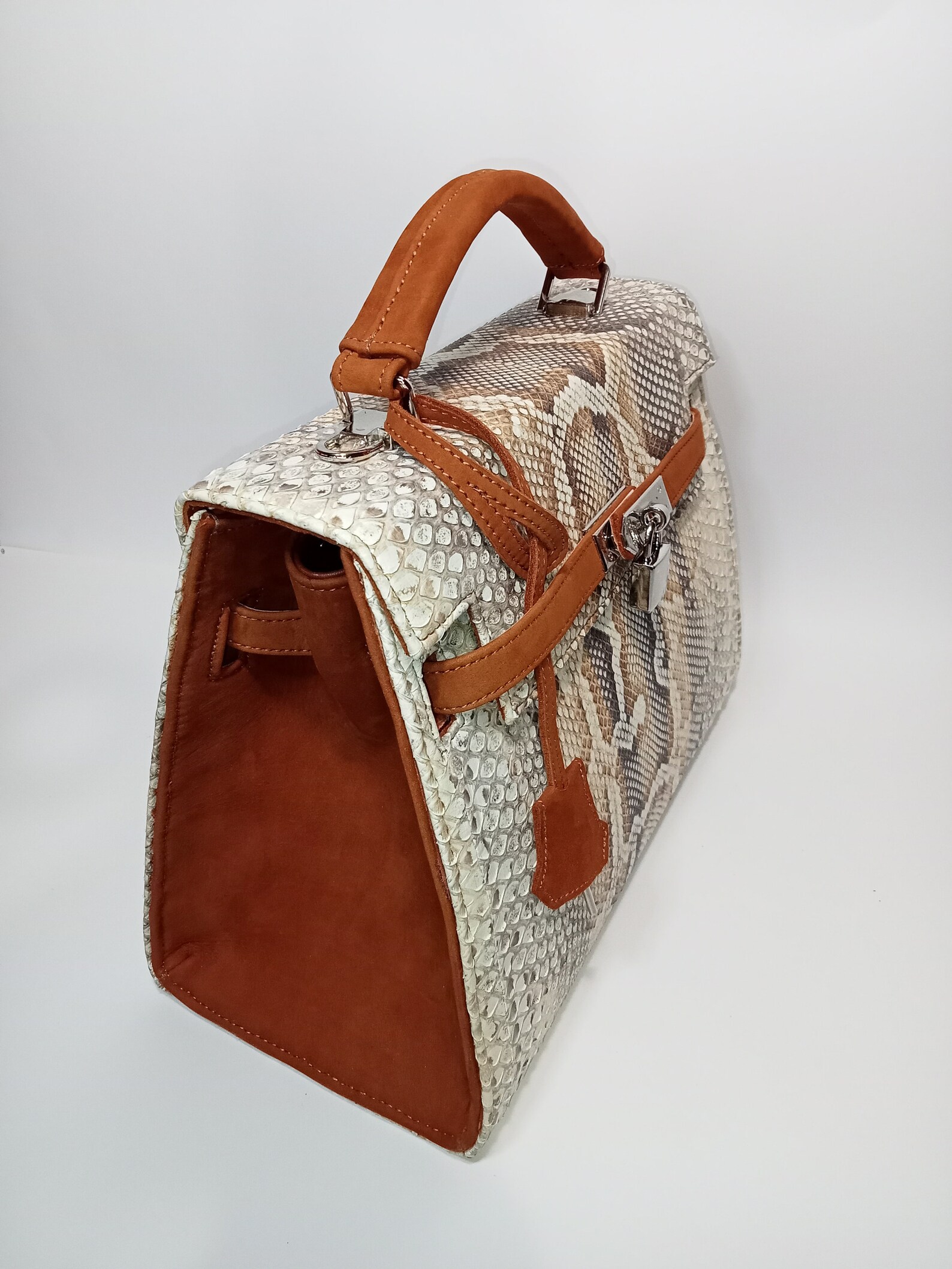 Women Exotic Bag Python Skin Bag Python Leather Shoulder - Etsy