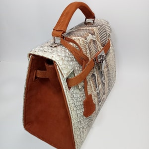 Women Exotic Bag Python Skin Bag Python Leather Shoulder - Etsy
