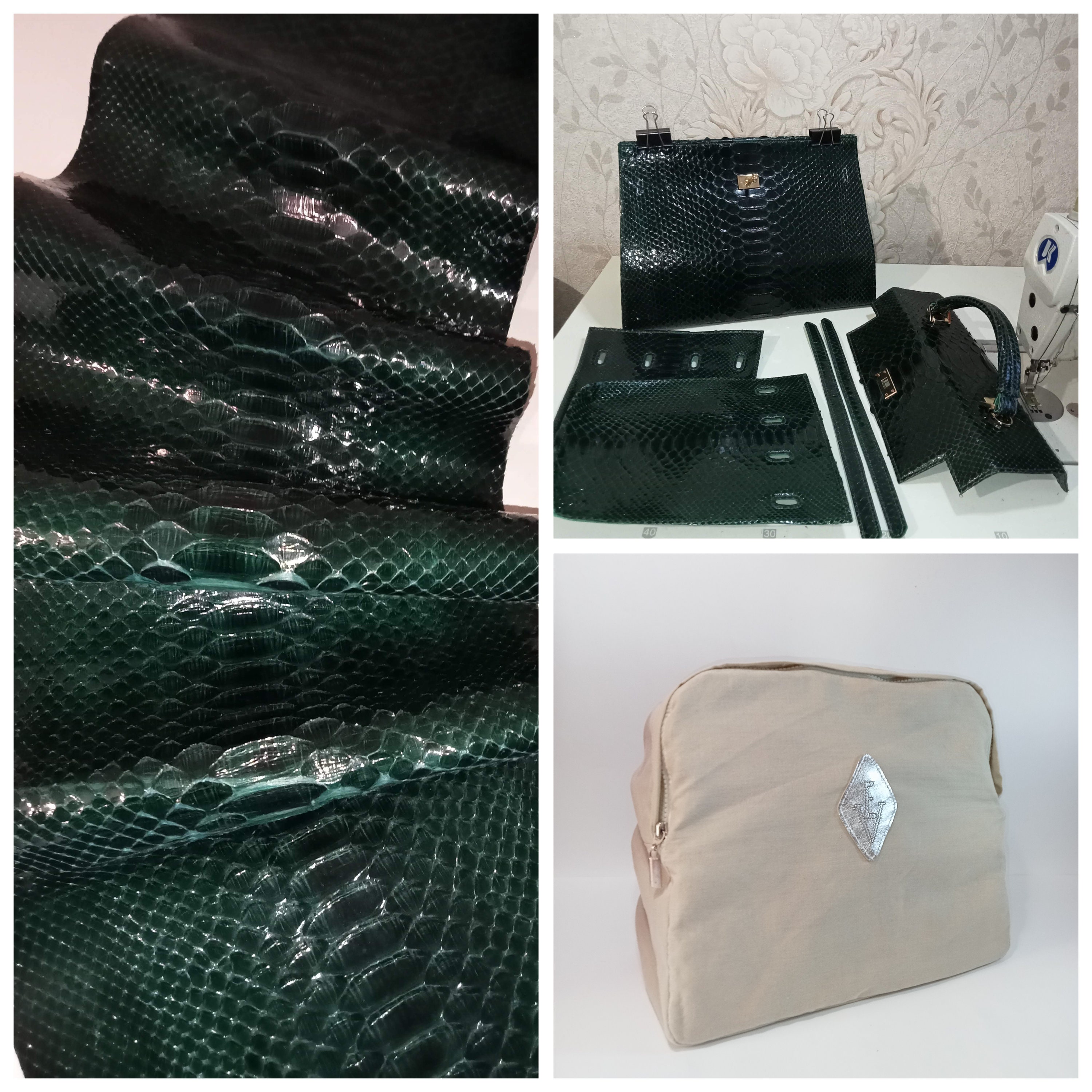 Women Exotic Bag, Python Skin Bag, Python Leather Shoulder Bag, Leather ...