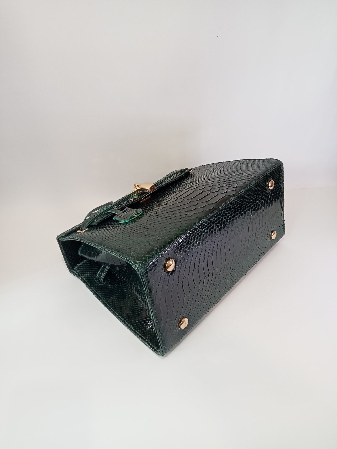 Women Exotic Bag, Python Skin Bag, Python Leather Shoulder Bag, Leather ...