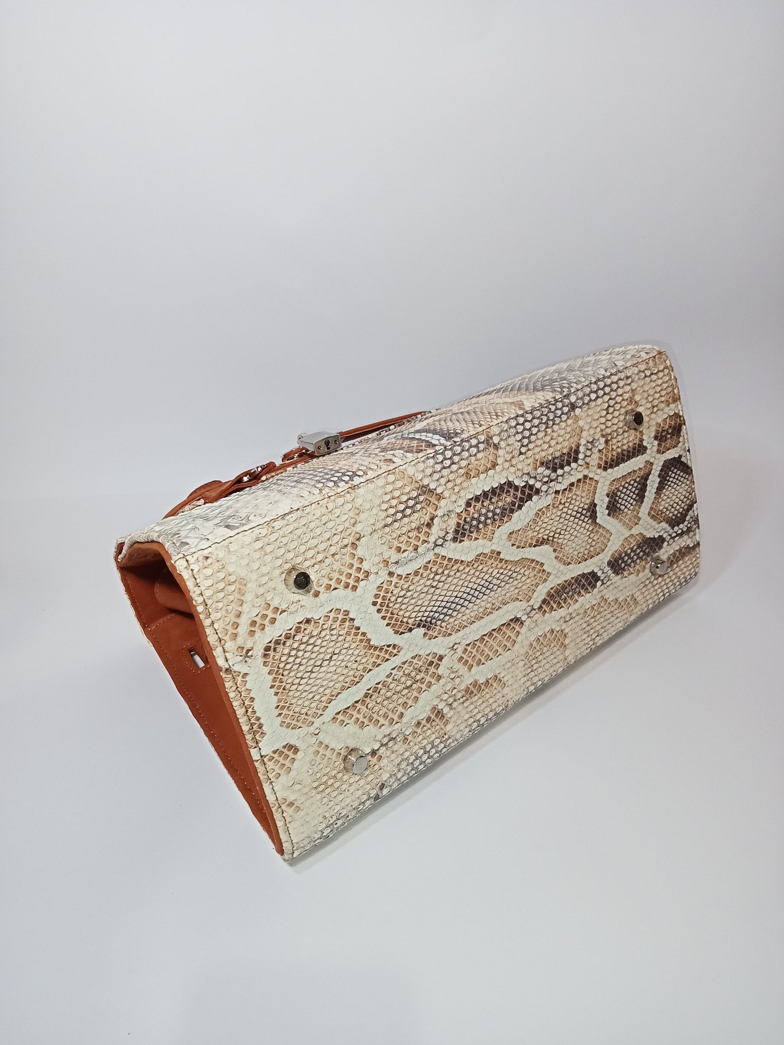 Women Exotic Bag Python Skin Bag Python Leather Shoulder - Etsy