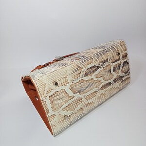 Women Exotic Bag Python Skin Bag Python Leather Shoulder - Etsy