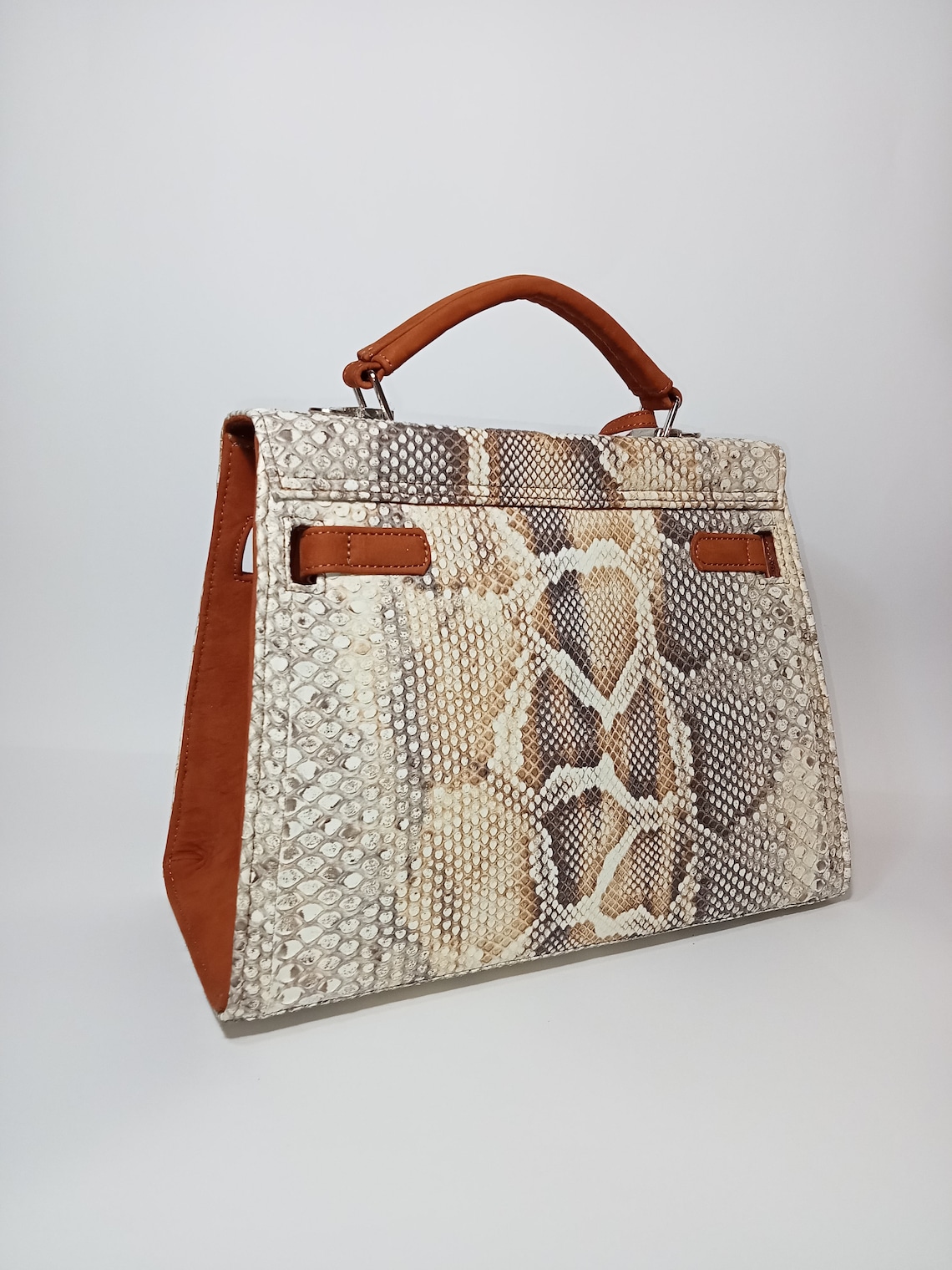 Women Exotic Bag Python Skin Bag Python Leather Shoulder - Etsy