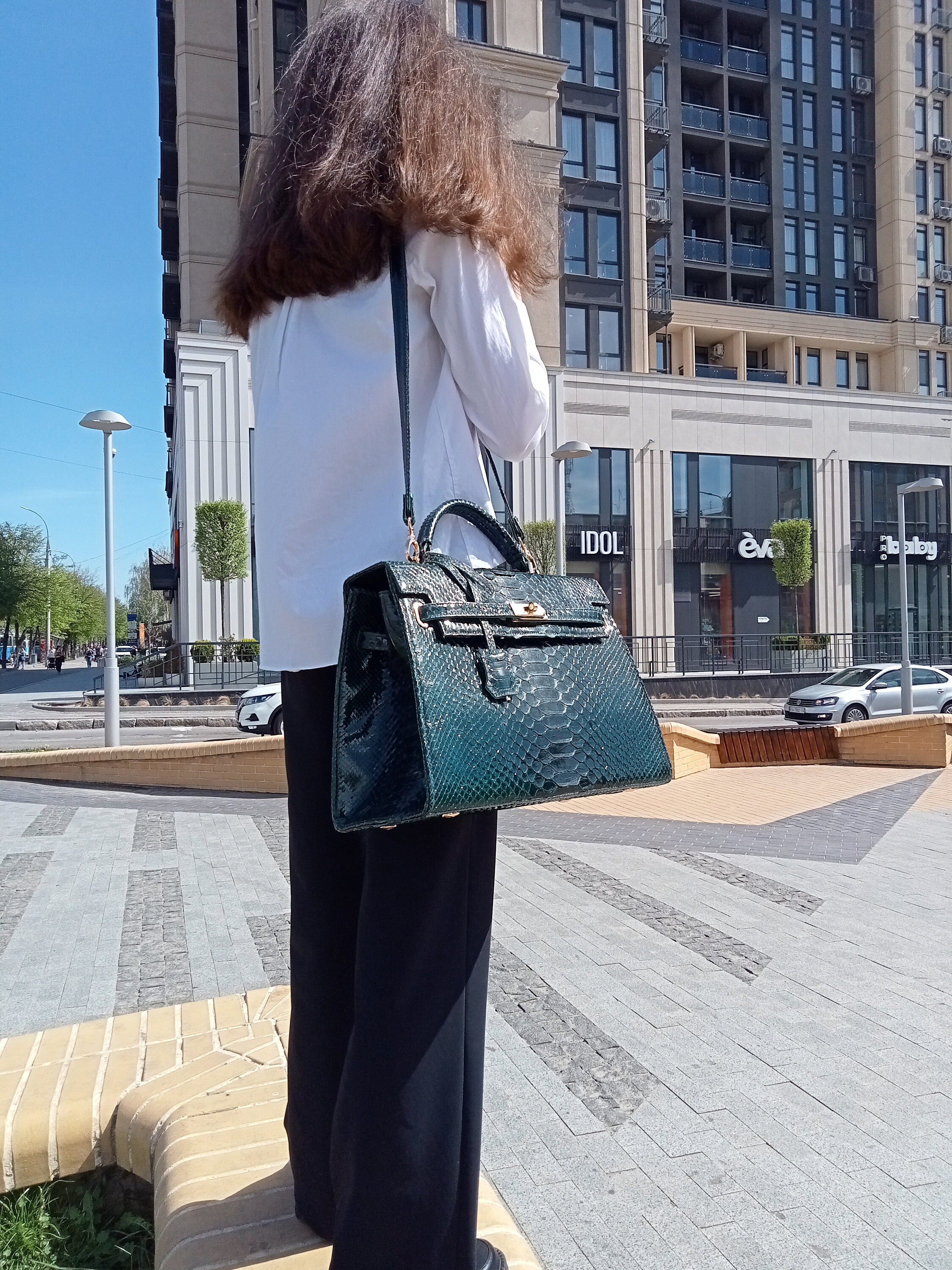 Women Exotic Bag, Python Skin Bag, Python Leather Shoulder Bag, Leather ...