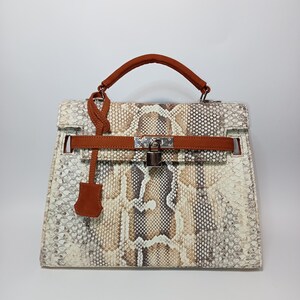 Women Exotic Bag Python Skin Bag Python Leather Shoulder - Etsy