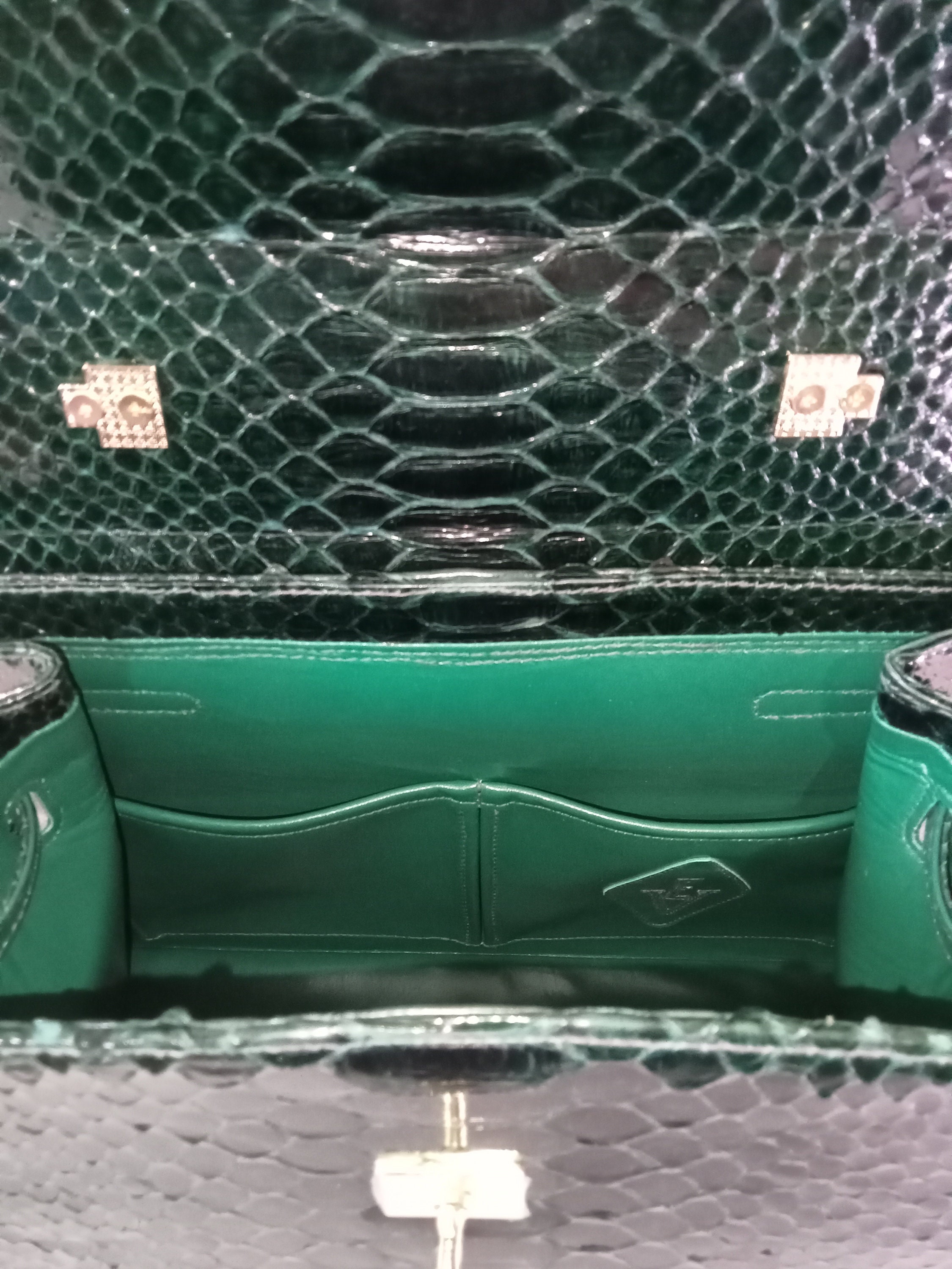 Women Exotic Bag, Python Skin Bag, Python Leather Shoulder Bag, Leather ...