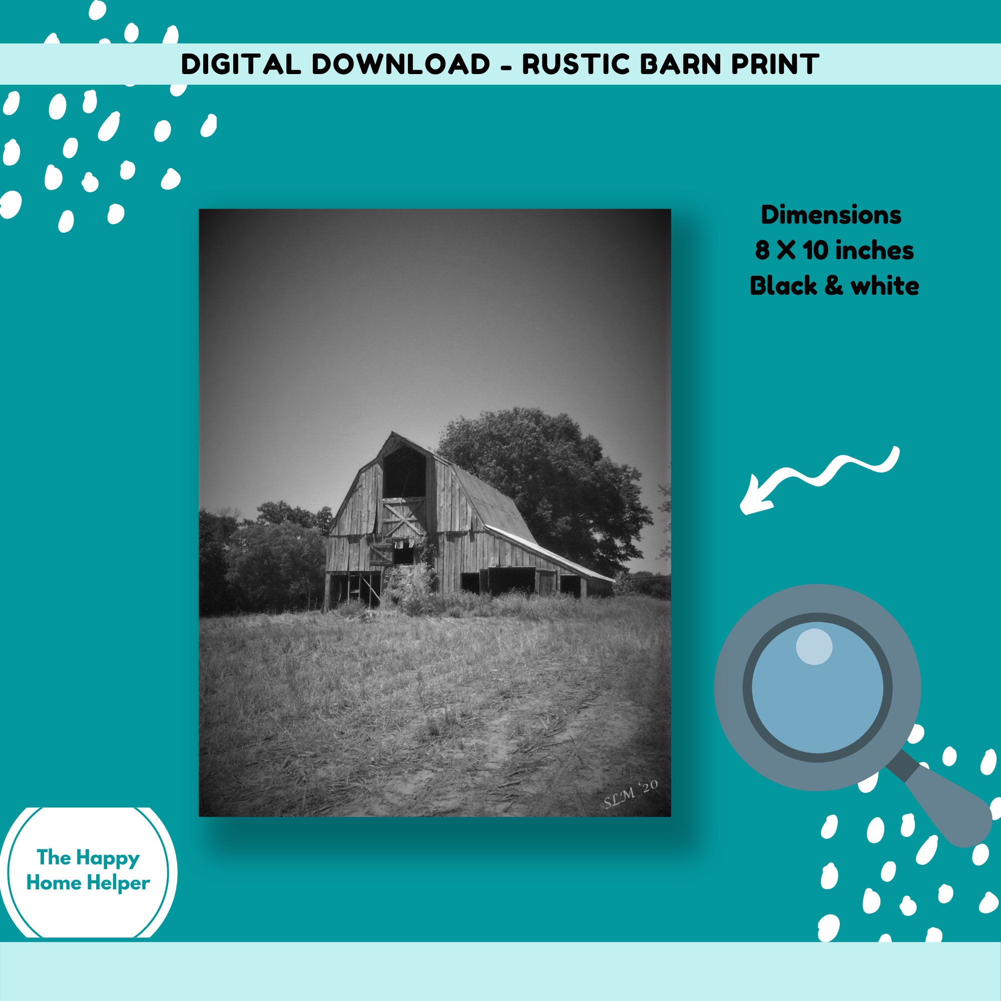 Rustic Barn Wall Art Printable - Digital Download - Etsy