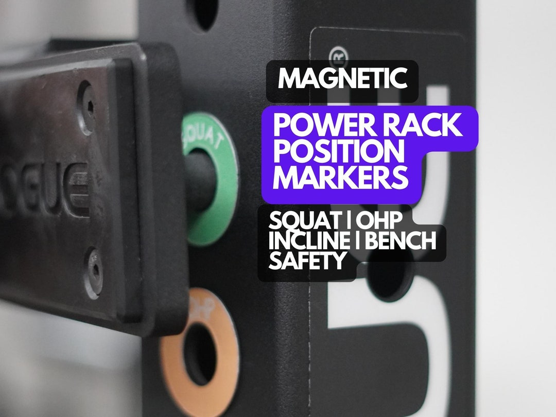 Power Rack Magnetic Markers - Etsy