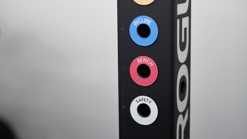 Squat Rack Magnetic Position Markers Mark Your Power Rack - Etsy