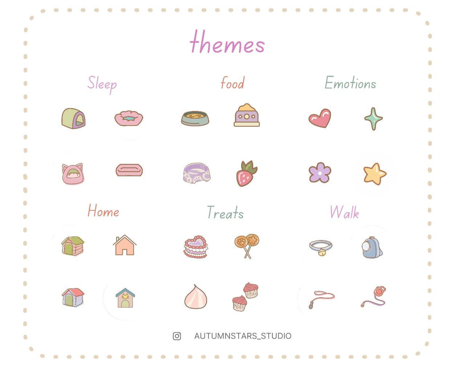 100 CUTE CAT Instagram Story Highlight Covers, Cats Icons, Pastel Cat ...