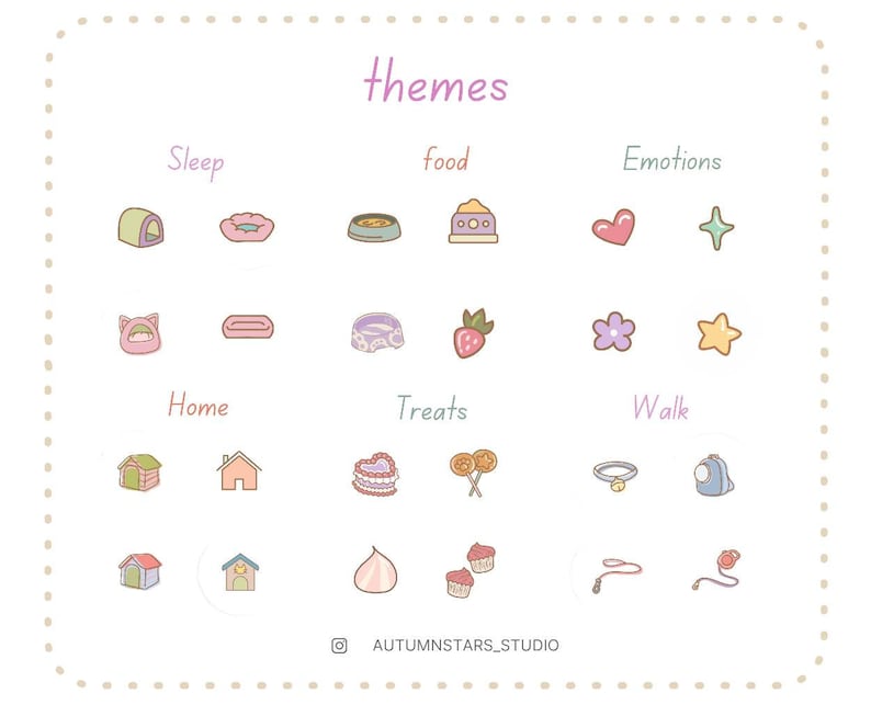 100 CUTE CAT Instagram Story Highlight Covers, Cats Icons, Pastel Cat ...