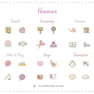 100 CUTE CAT Instagram Story Highlight Covers, Cats Icons, Pastel Cat ...