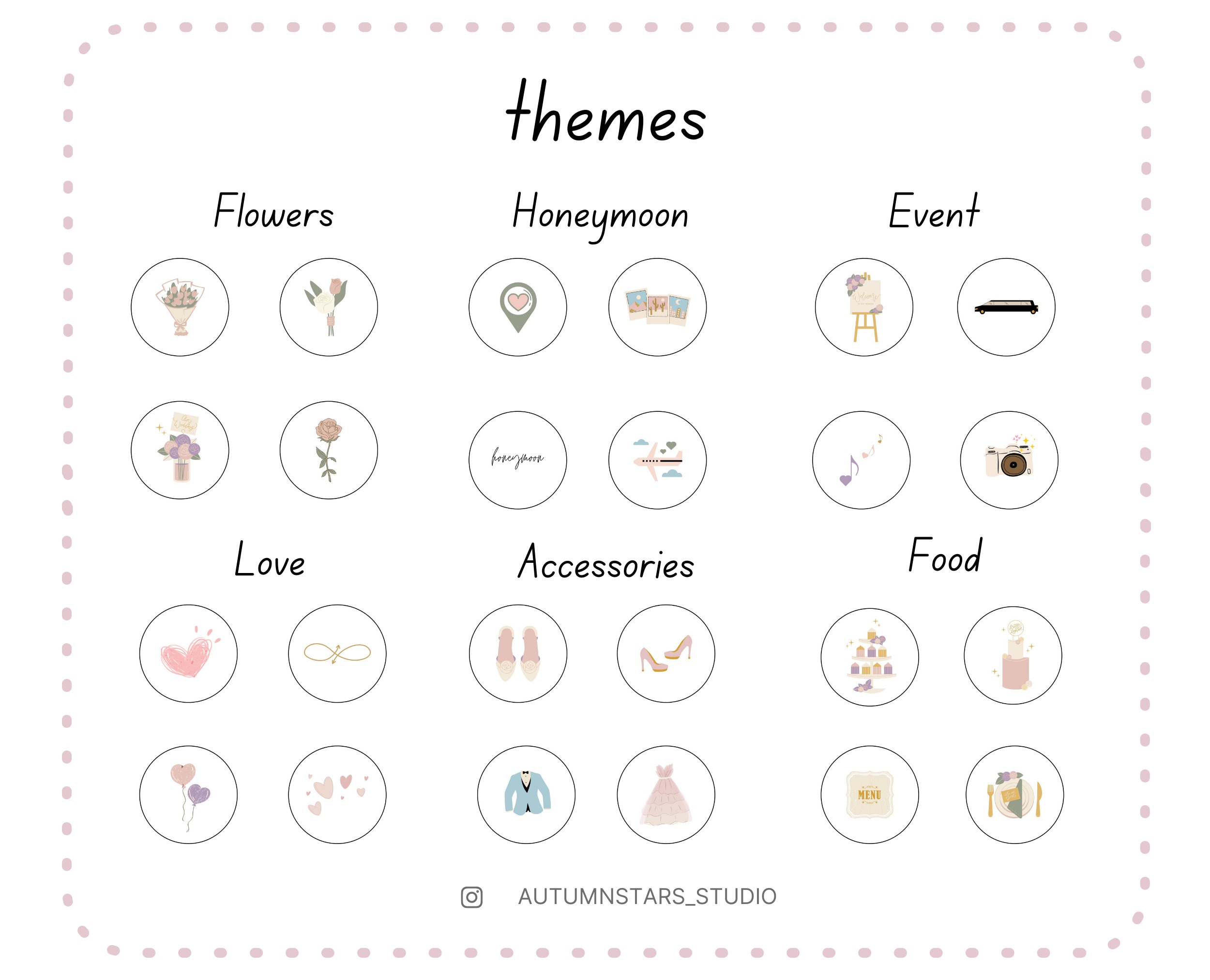 100 WEDDING COLOR Instagram Highlight Covers, Wedding Icons, Marriage ...