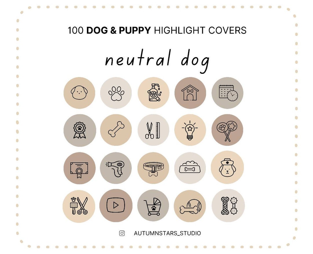 100 NEUTRAL DOG | Pups | Dogs | Dog Icons | Dog Lovers | Neutral Icons ...