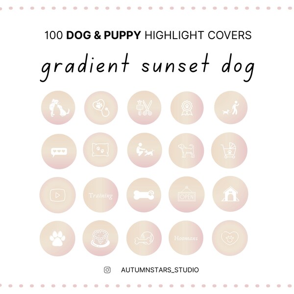 100 CUTE CAT Instagram Story Highlight Covers, Cats Icons, Pastel Cat ...