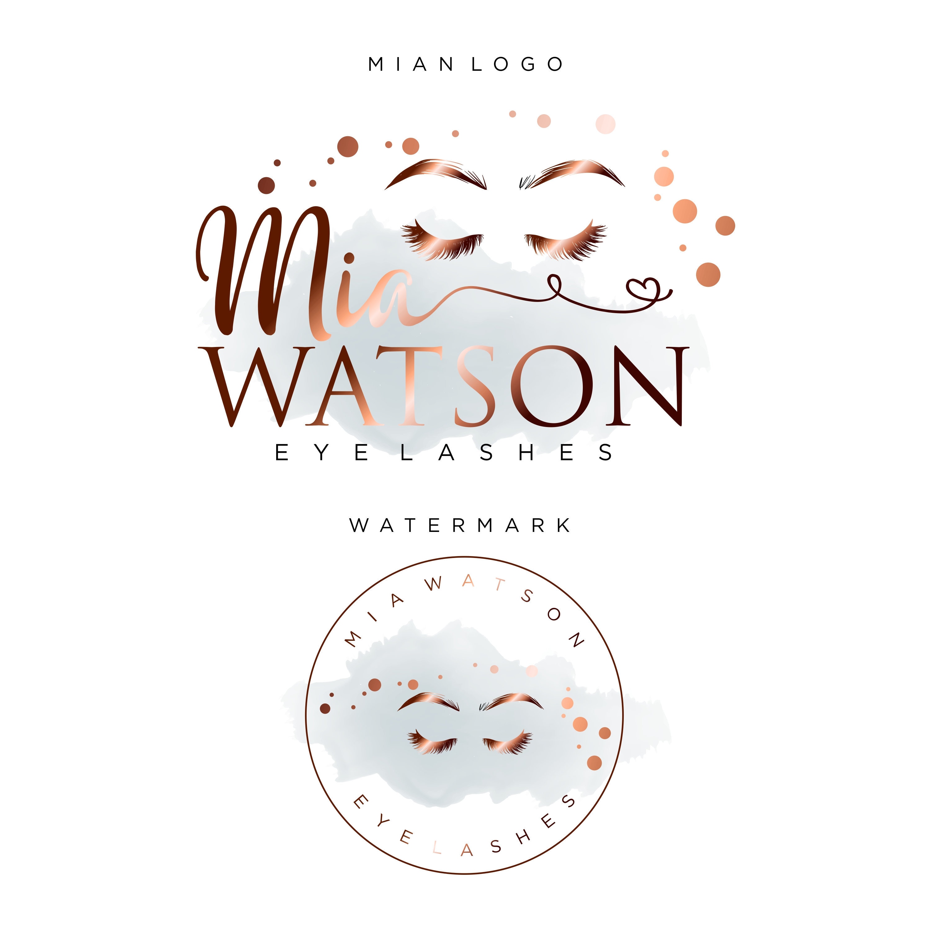 Lash Logo Design Eyelash Logo Design Lash Logo Beauty Logo | Etsy