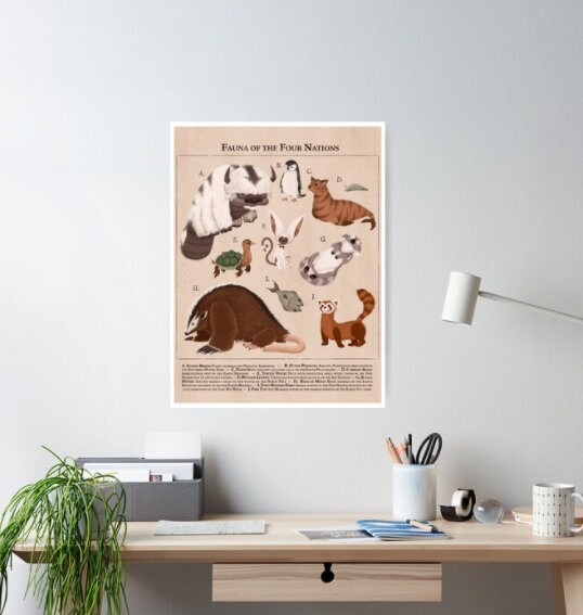 ATLA Fauna Poster | Etsy