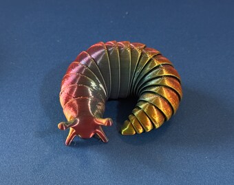 Flexible Slug 3D Print STL File, Flexislug 3D Printer File, Fidget ...
