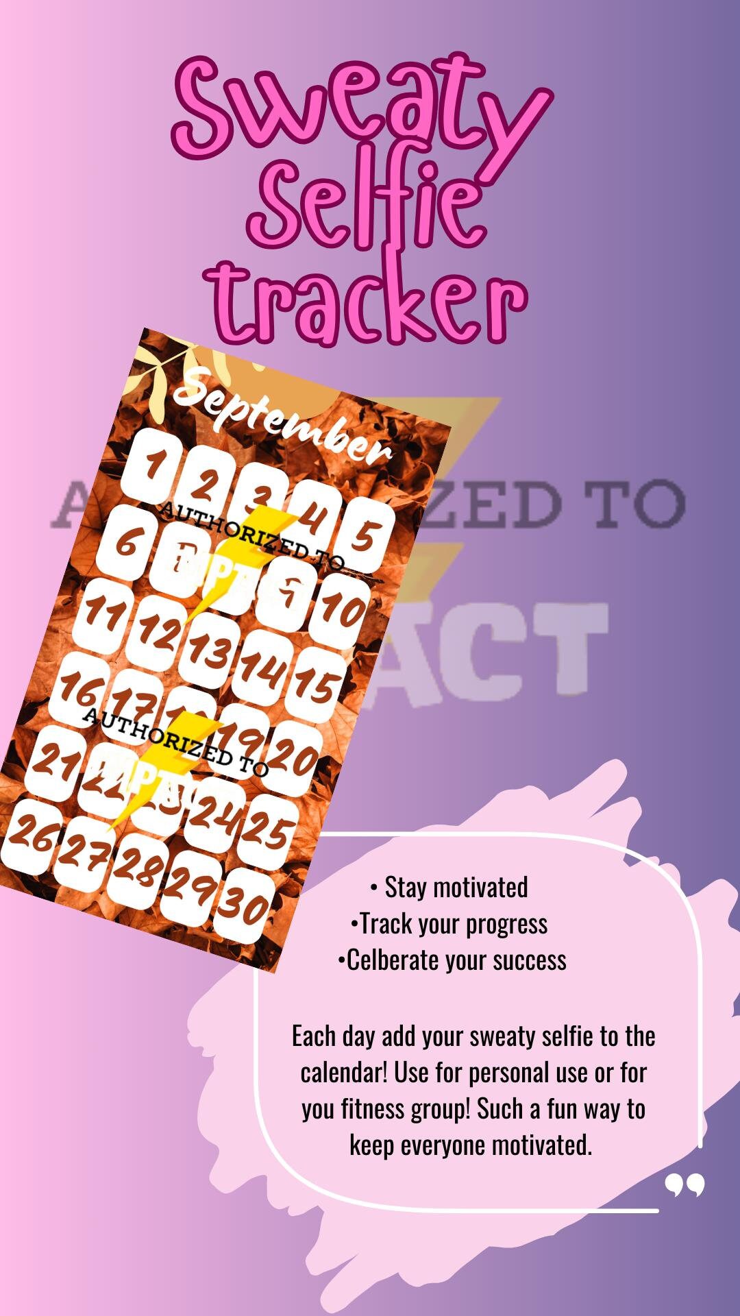 September Sweaty Selfie Workout Tracker • Bodi, Beachbody, Fitness ...